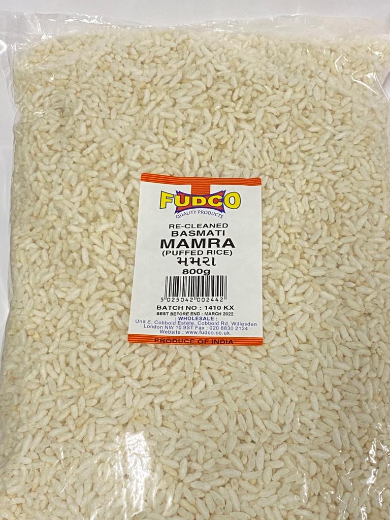 Buy Fudco Basmati Mamra Puffed Rice 800g at Best Price - Bombay Basket UK